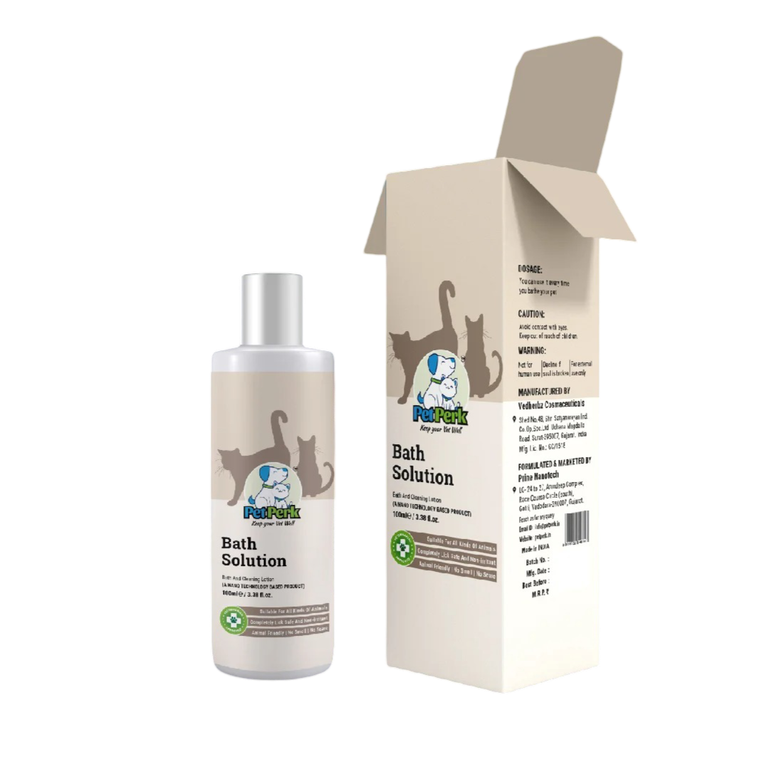 Bath Solution For Cats | 100 ml, 1 Piece – Pet Perk