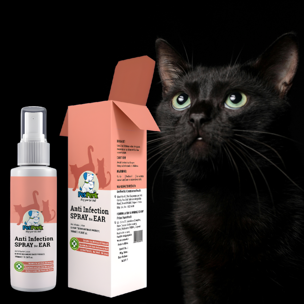 Anti-Infection Spray for Ear: Cat (100 ml / Piece) – Pet Perk