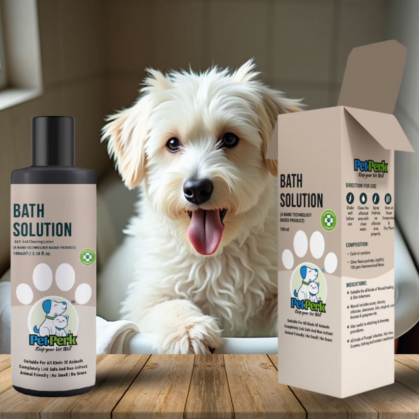 Bath Solution For Dogs | 100 ml, 1 Piece – Pet Perk