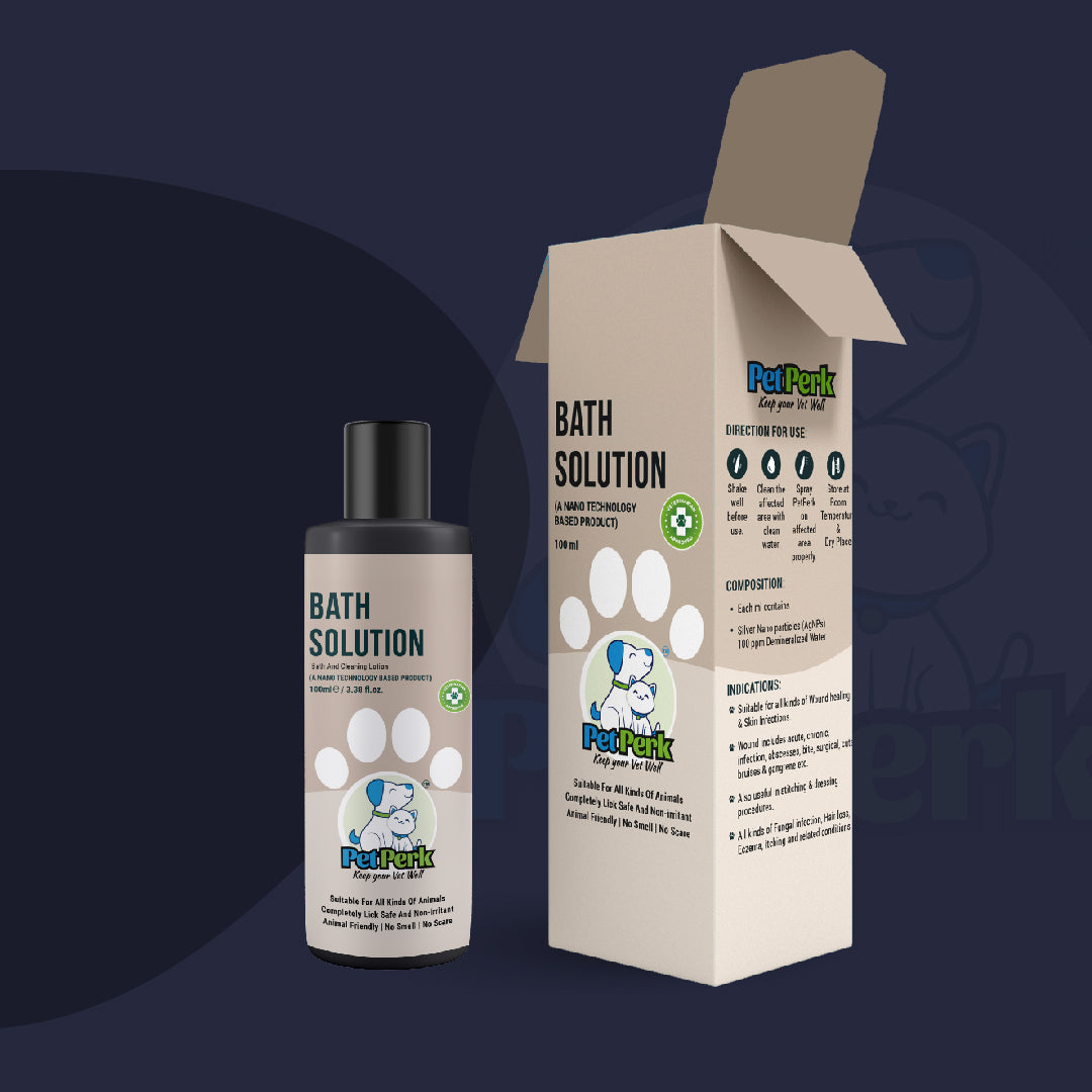 Bath Solution For Dogs | 100 ml, 1 Piece – Pet Perk