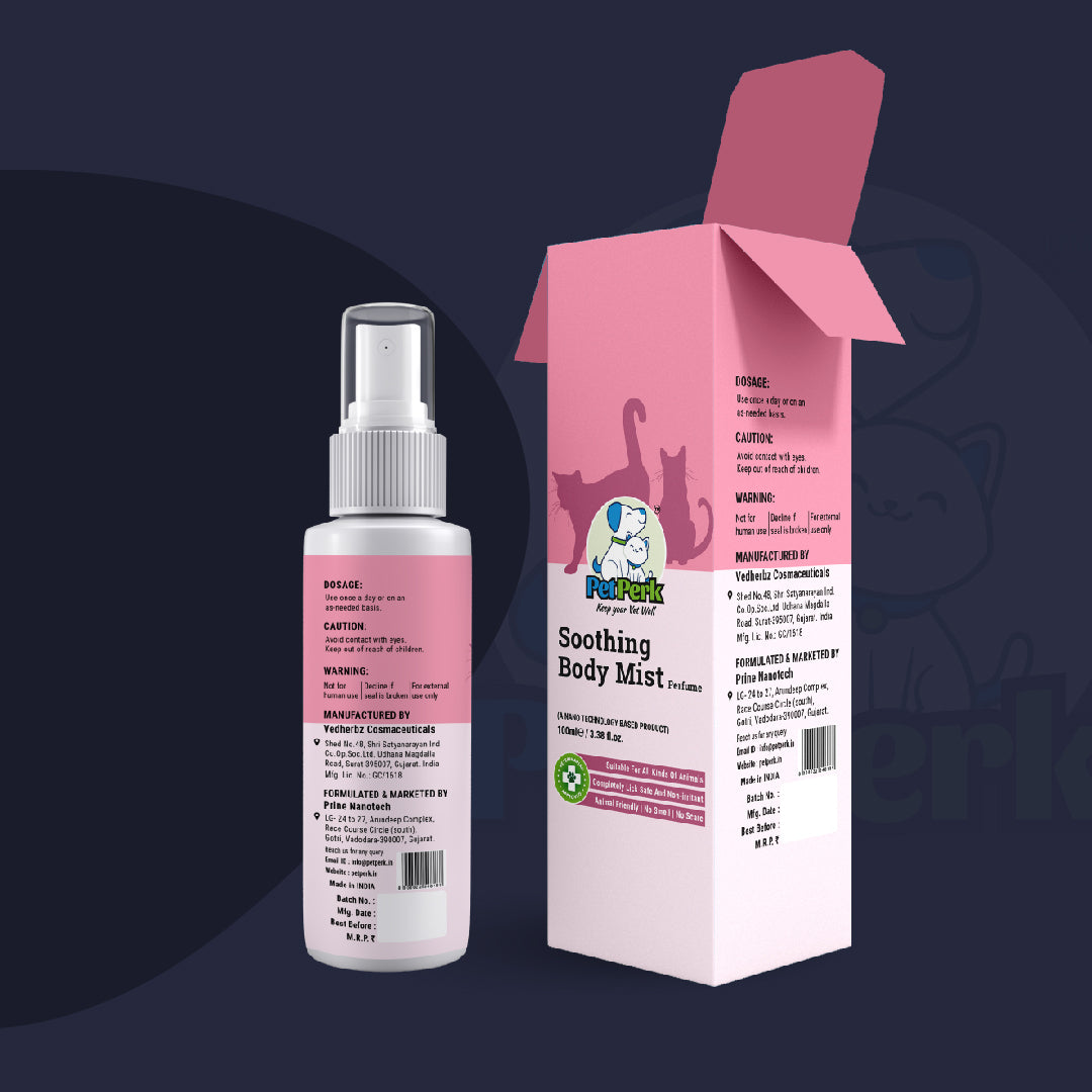 Soothing Body Mist Perfume For Cats | 100 ml, 1 Piece – Pet Perk